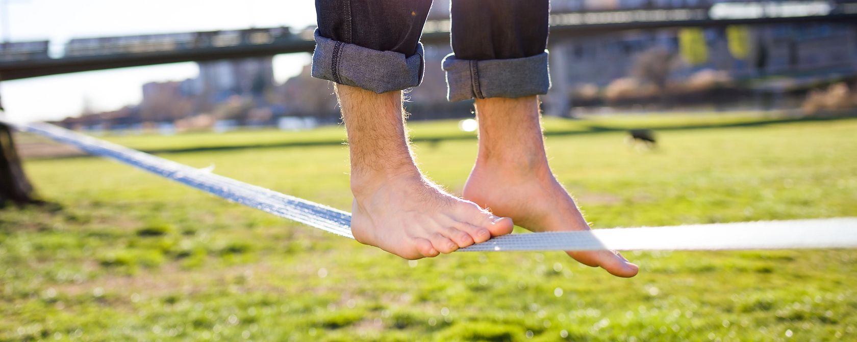 Slackline - Die Techniker