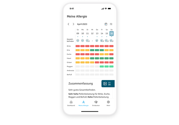 Allergie-App TK-Husteblume: Pollenflug, Tagebuch & mehr - Die Techniker